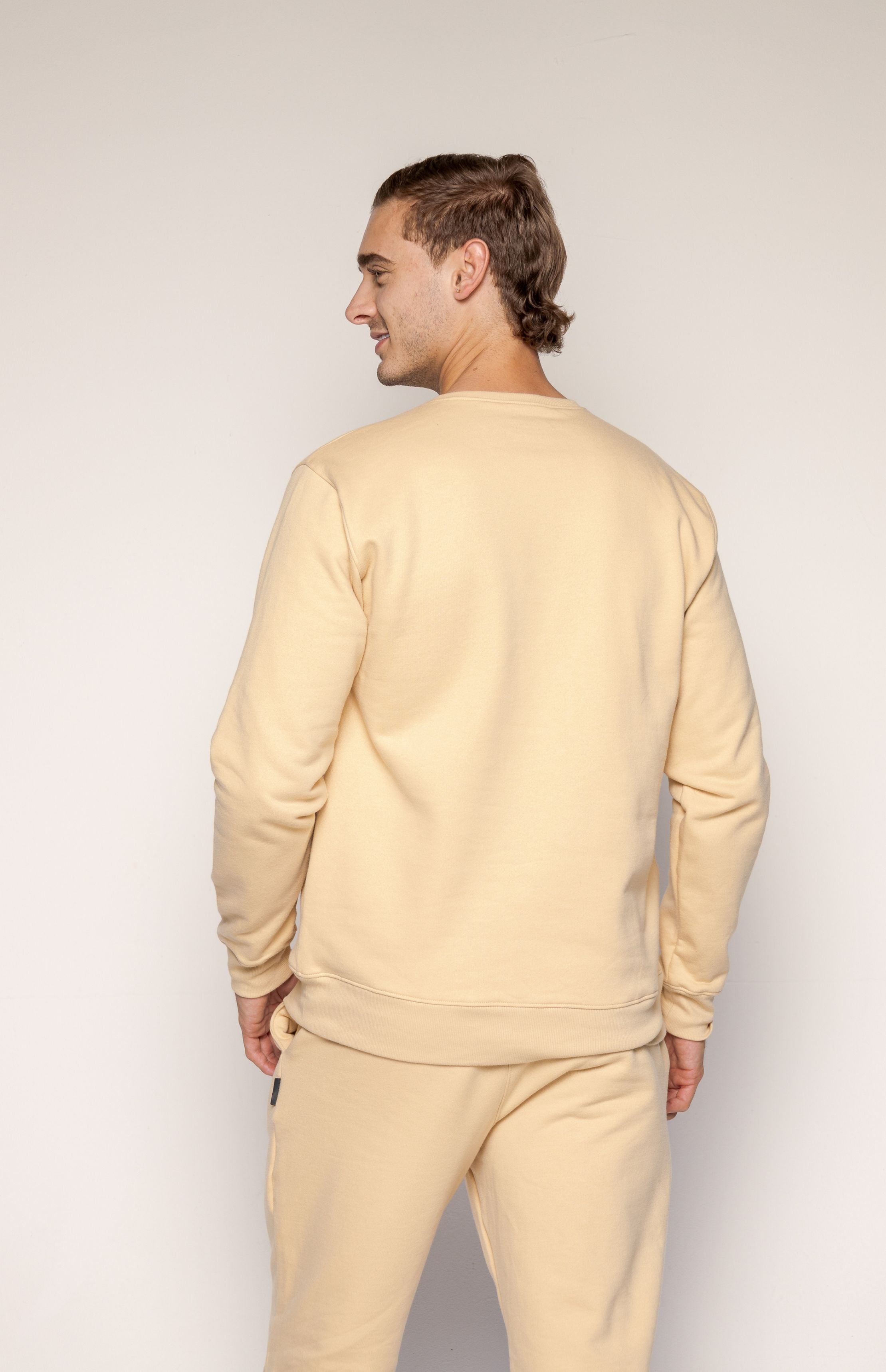 Kindness Crewneck Beige – Values Driven