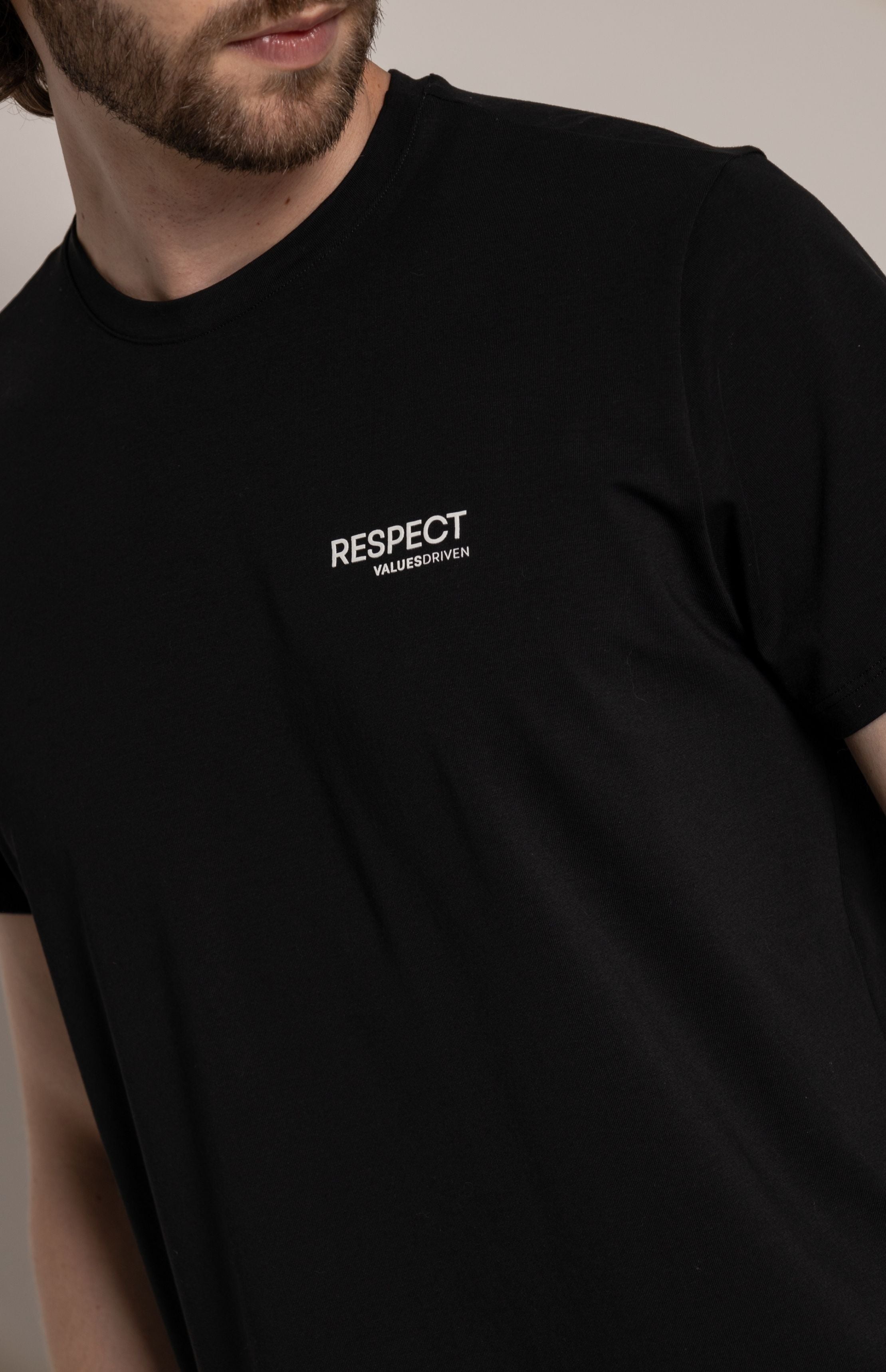 Respect T-Shirt Black – Values Driven