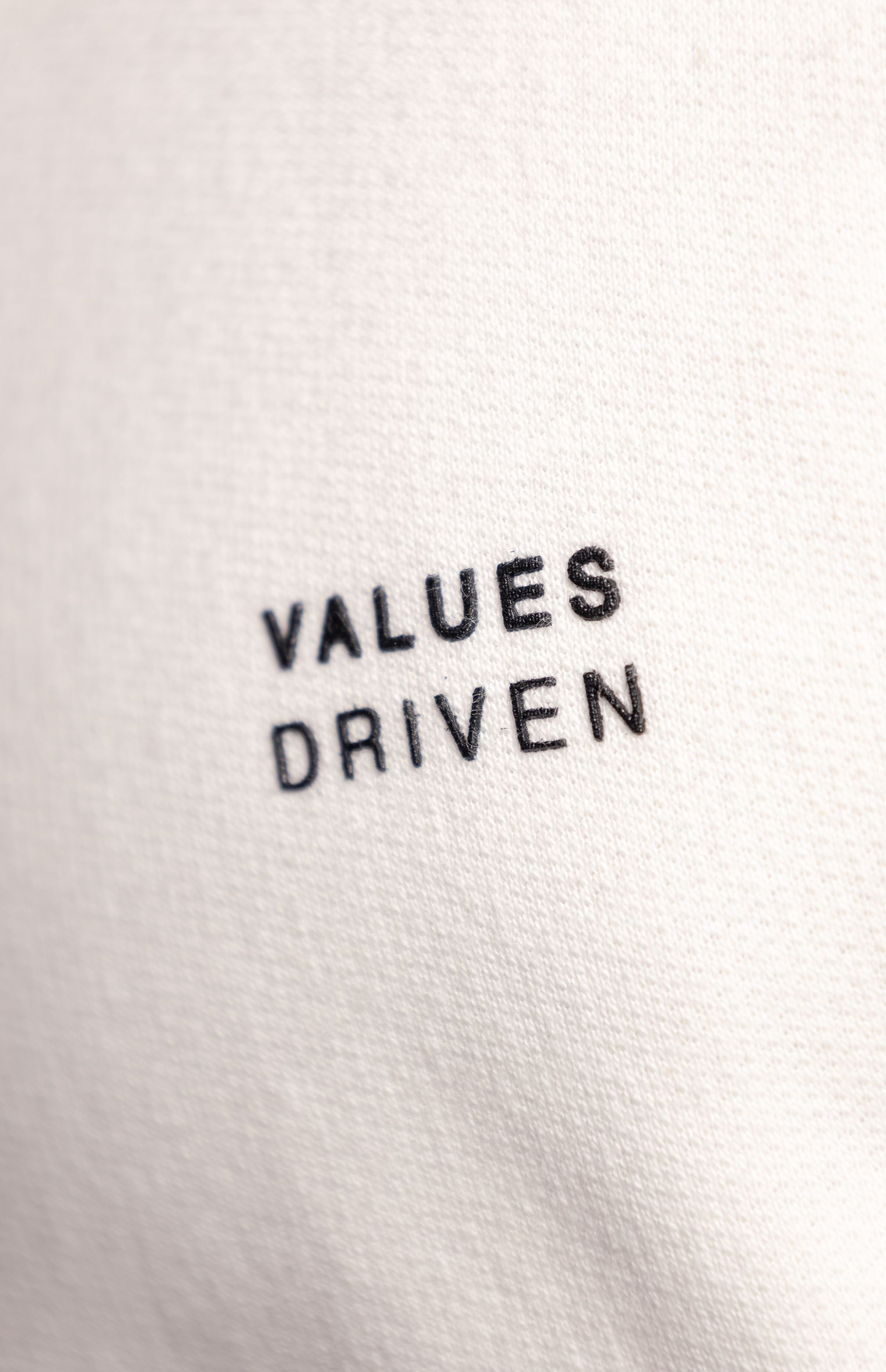 Authenticity Crewneck Off-White – Values Driven