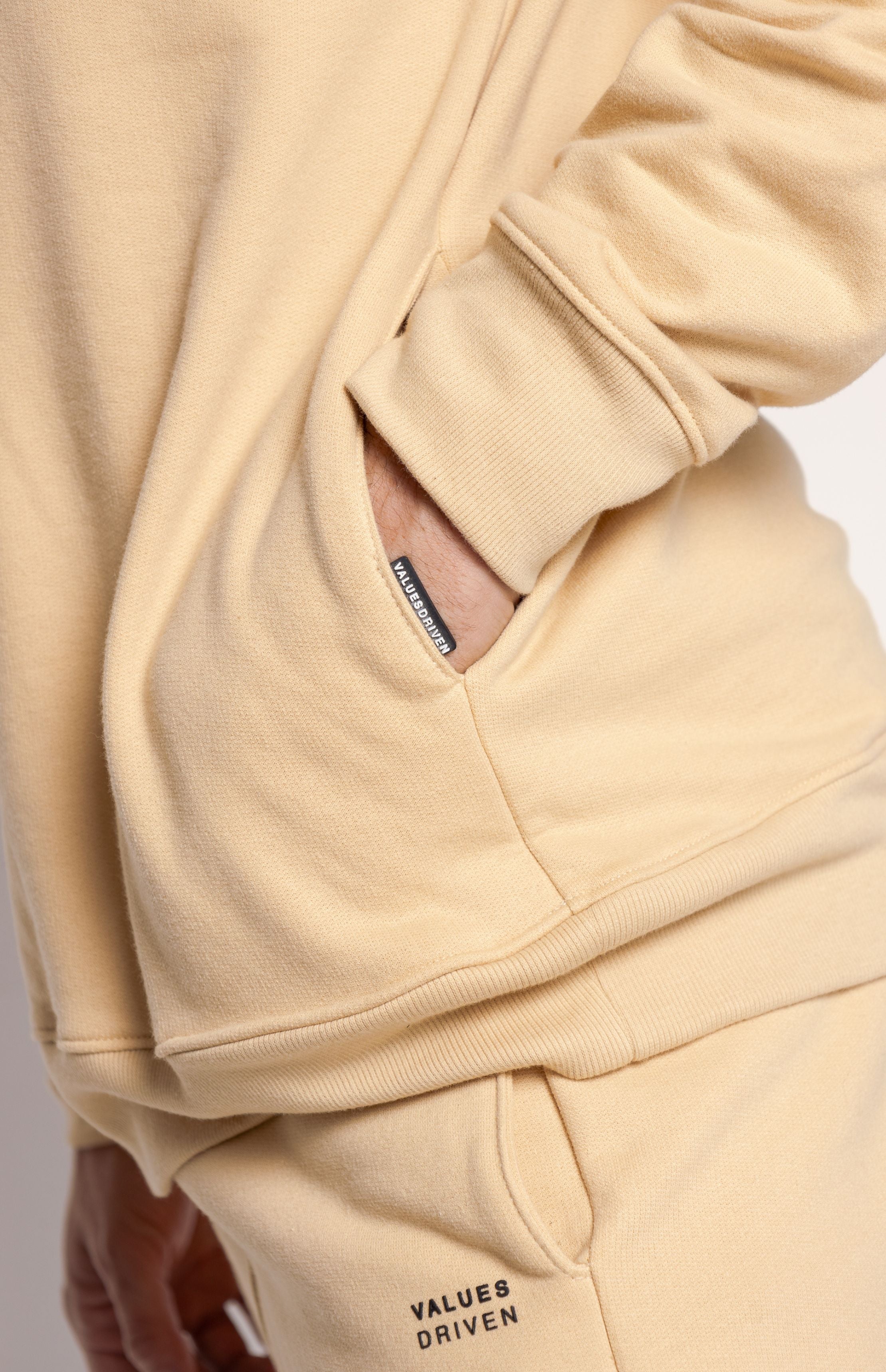 Consistency Crewneck Beige – Values Driven