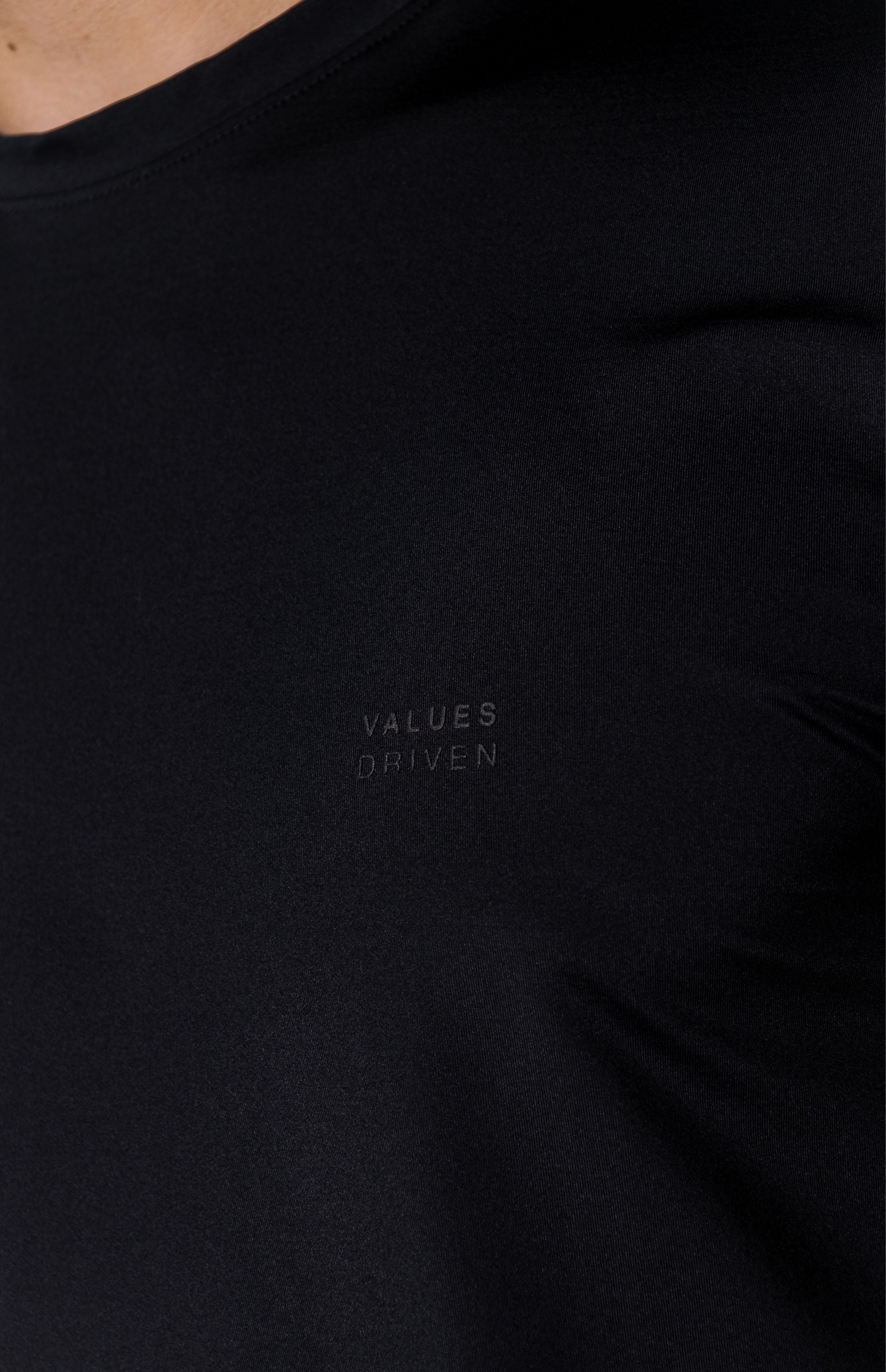 Resilience Performance Tee Black – Values Driven