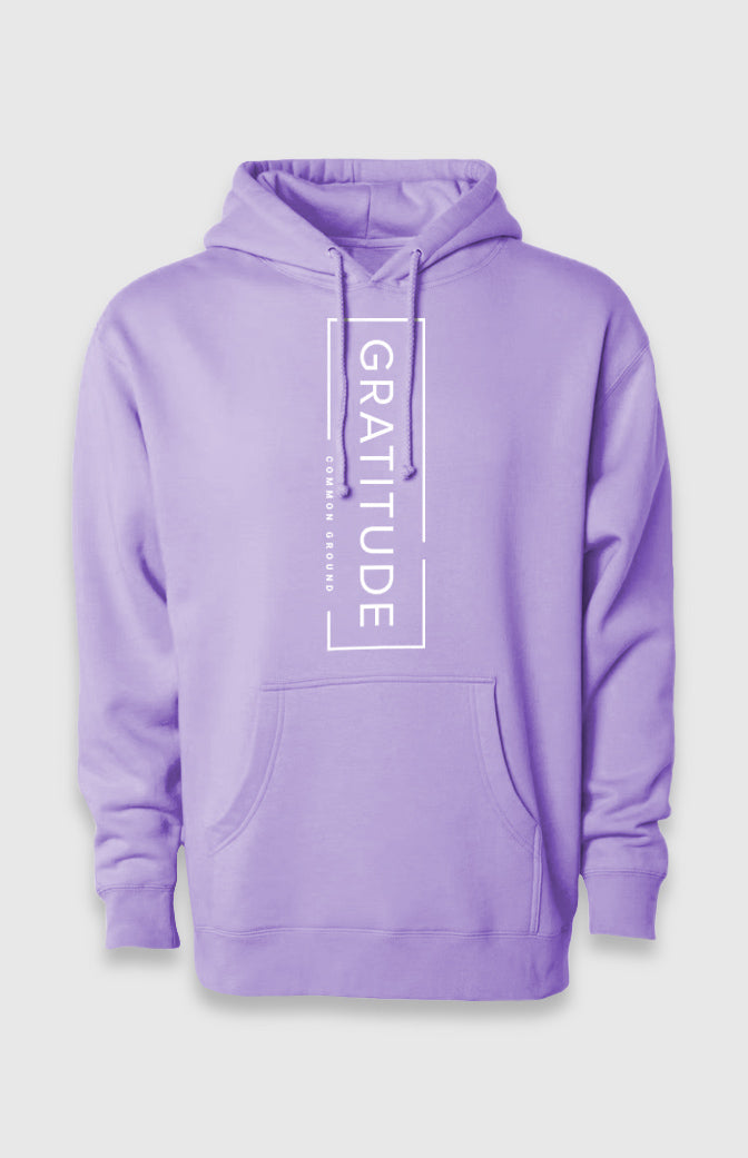 With our Gratitude Hoodie Express your Attitude – Values Driven