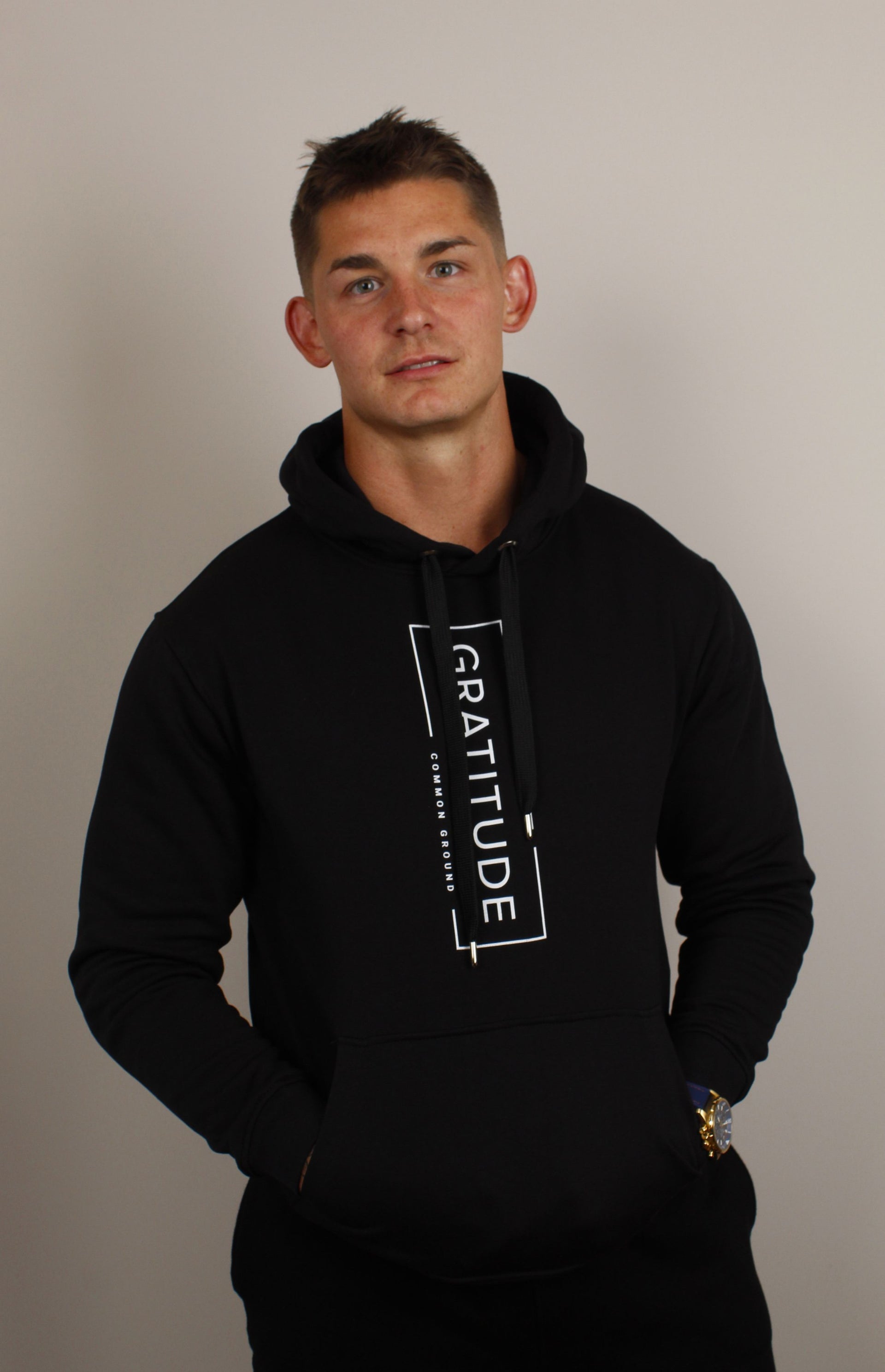 With our Gratitude Hoodie Express your Attitude – Values Driven